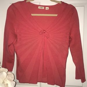 Cato | Sweaters | Salmon Sweater With 34 Sleeves 5 For 25 | Poshmark
